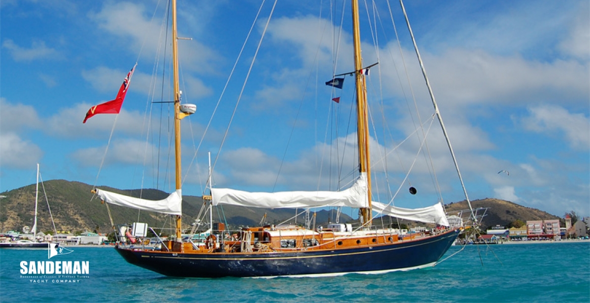 Philip Rhodes 47 ft Yawl 1947 - Sandeman Yacht Company