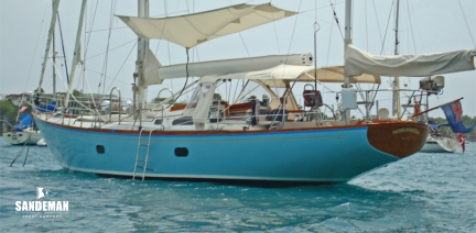 Bill Tripp 49 ft Auxiliary Cruising Yawl 1968 - Sandeman Yacht Company