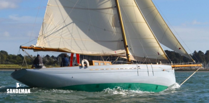 BONAVENTURE OF SALCOMBE | 50 ft Ashley Butler Mayflower 50 Gaff Cutter ...